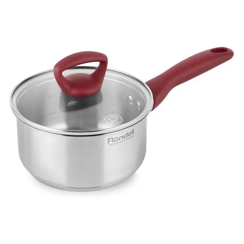 Ковш Rondell Heidi RDS-1111, 1.4л, с крышкой, стальной