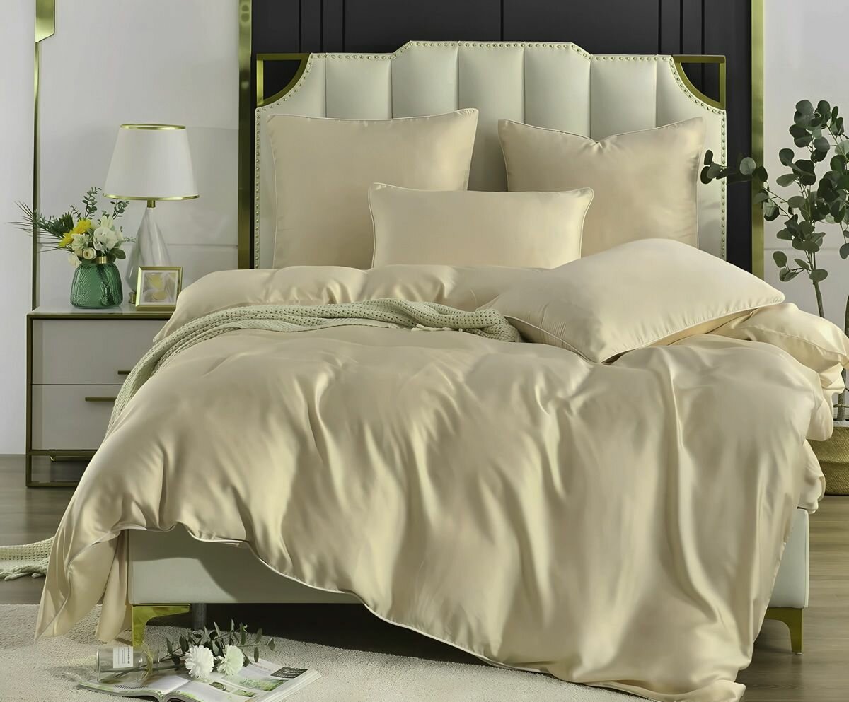 Наволочка из тенселя 50 х 70 - М - 60S 4217 Бежевый