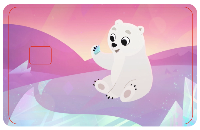 Наклейка на банковскую карту, стикер на карту,