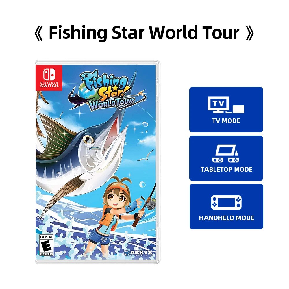 Игровые предложения Nintendo Switch-рыбалка, звезда, мировой тур-встречи-игры, физический картридж
