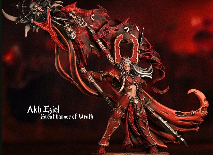 Сборная модель Warhammer 40000 Akh Eziel (не окрашена) монолитная