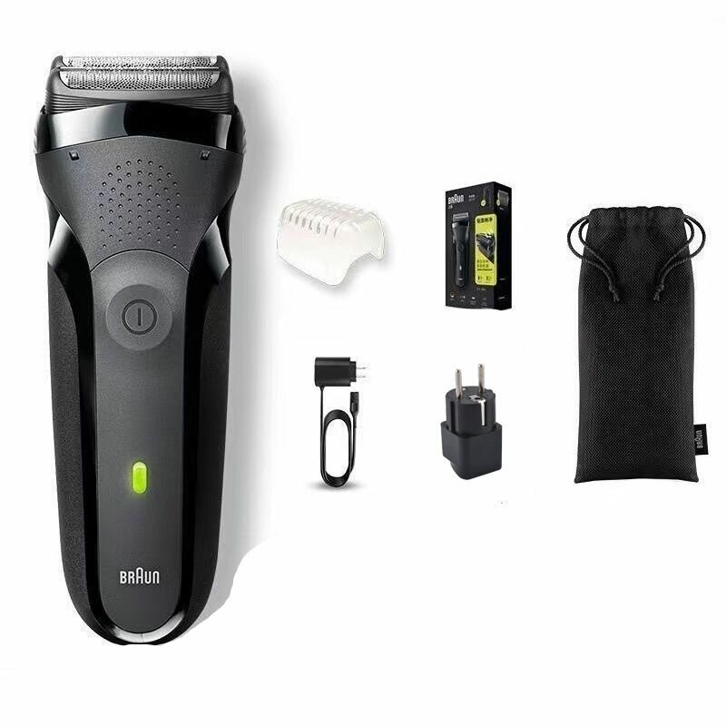 Мужская электробритва Braun 301s с возвратно-поступательным движением/черная