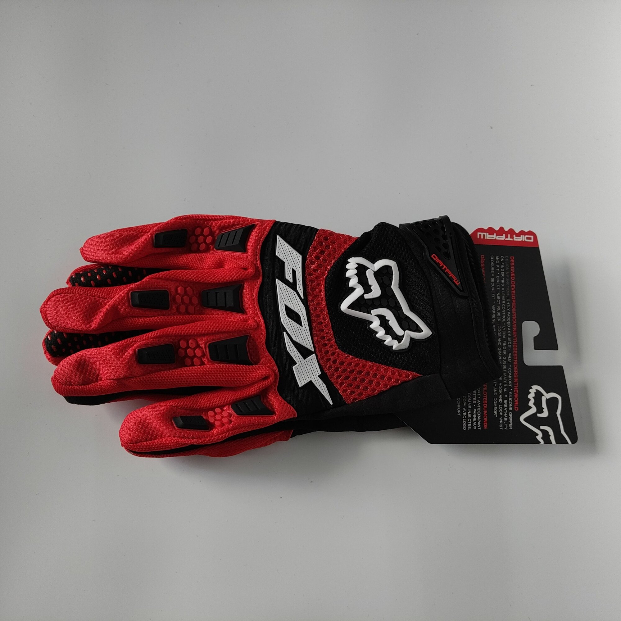 Перчатки для мотокросса FOX для мотоциклов с полным пальцем