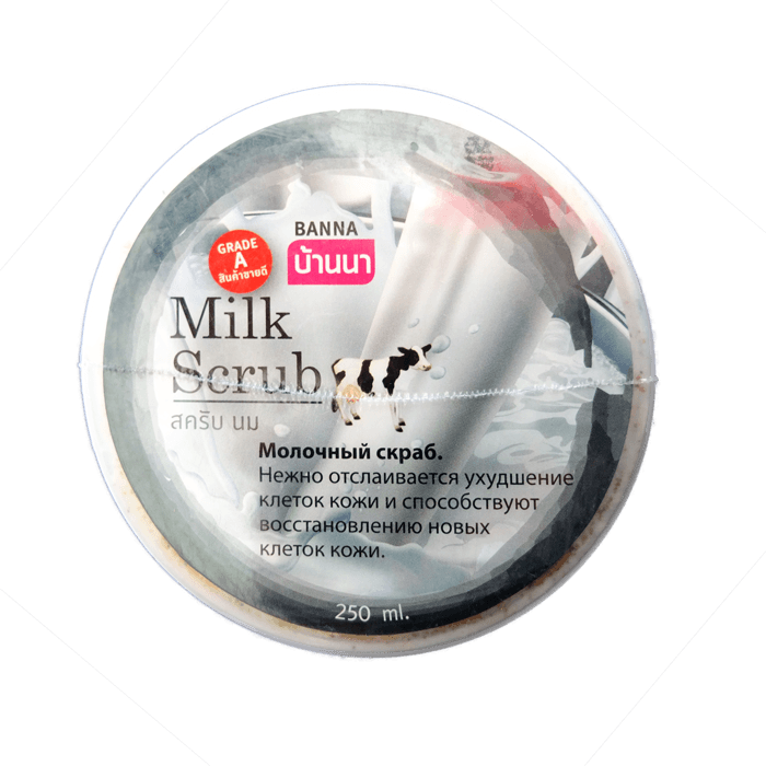 Крем - скраб для тела Banna "Молоко" 250 мл.