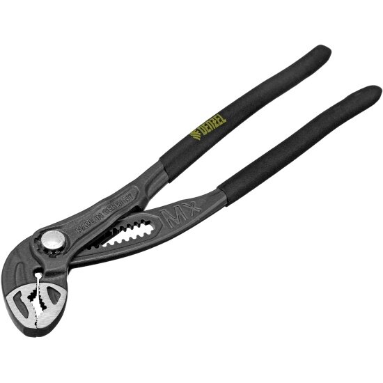 Denzel Клещи переставные, кнопочный механизм, обливные рукоятки, 250 мм, , 17906