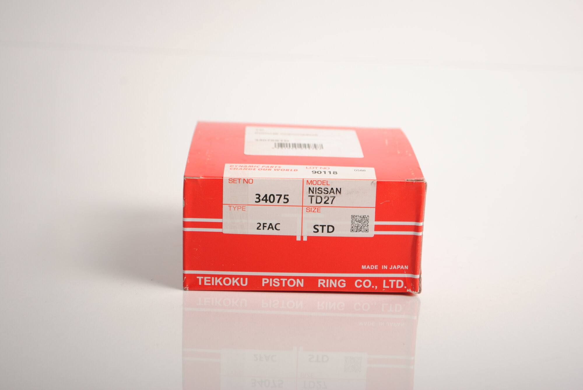 Кольца поршневые 34075STD TP NISSAN