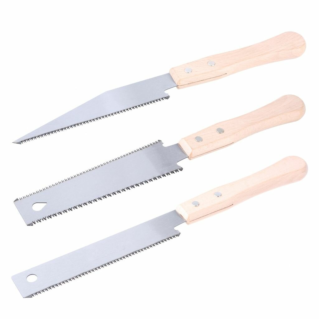 Японская ручная пила SK5 с двойной/одинарной режущей кромкой для деревообработки, набор из 3 штук
