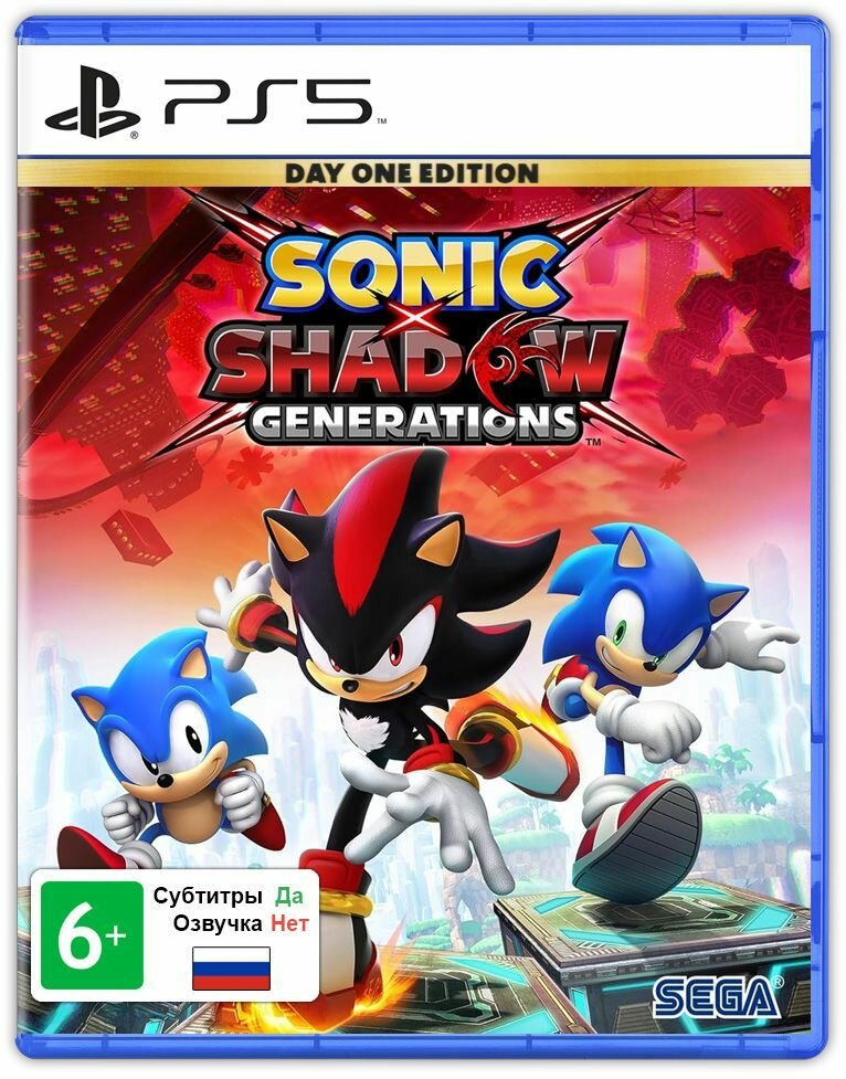 Игра Sonic X Shadow Generations. Day One Edition (PlayStation 5 ...