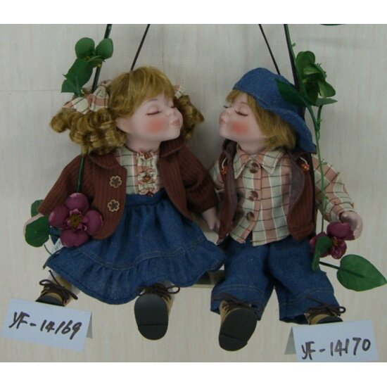 Куклы Polly Dolls фарфоровые Валентин и Валентина