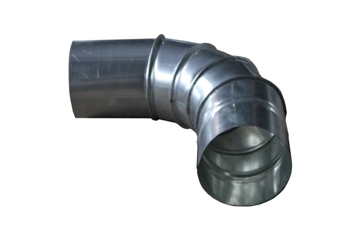 Вентека отвод газохода 90° d=150 мм - монтажная соединительная деталь для дымоходов