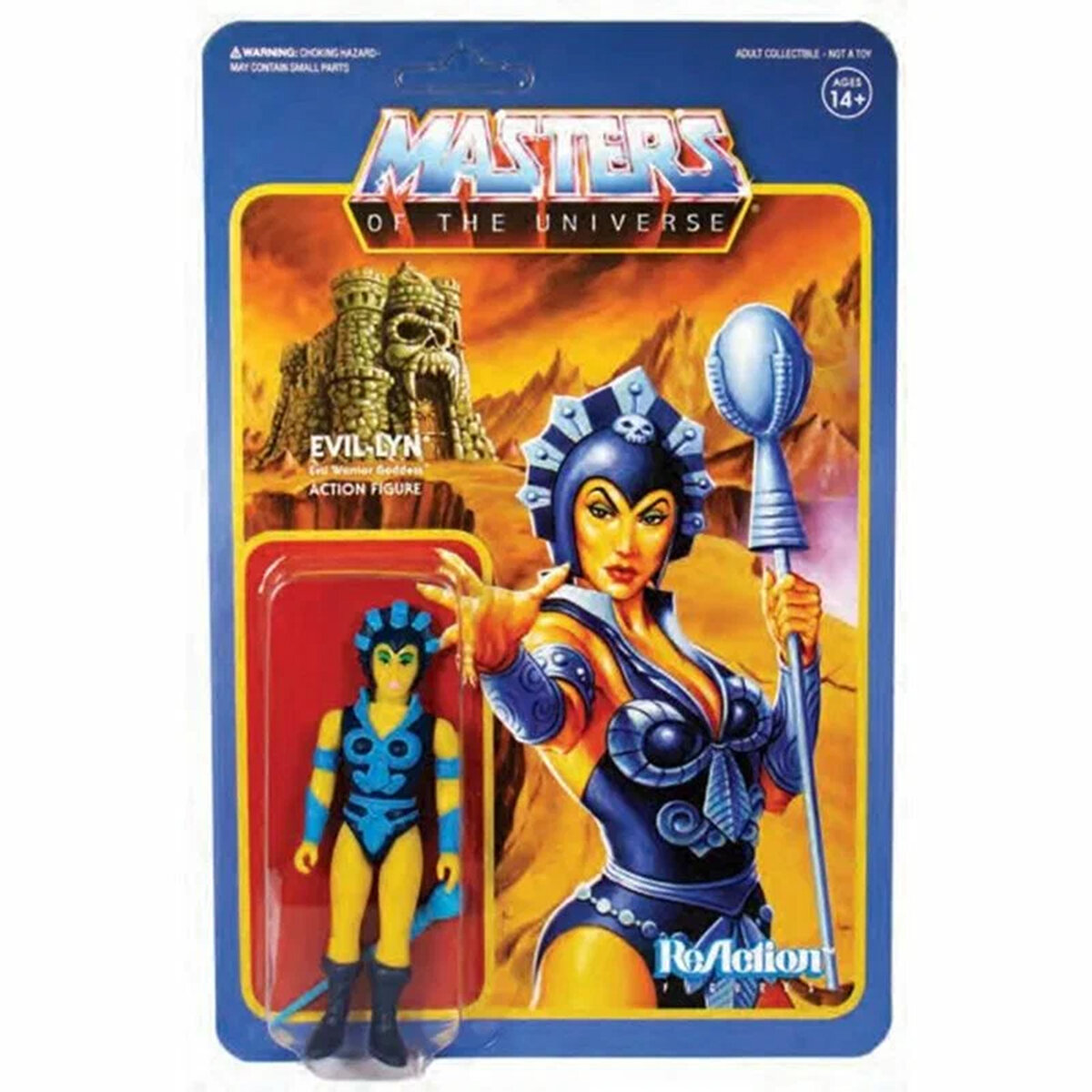 Super7 Masters of The Universe Evil-Lyn ReAction Figures / Нежная и интересная коллекционная детские игрушки фигурка