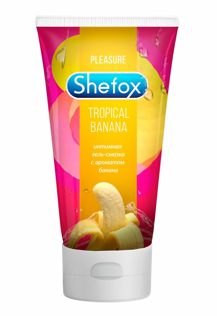 Shefox Интимная гель-смазка Shefox «Тропический банан» - 50 мл. На водной основе