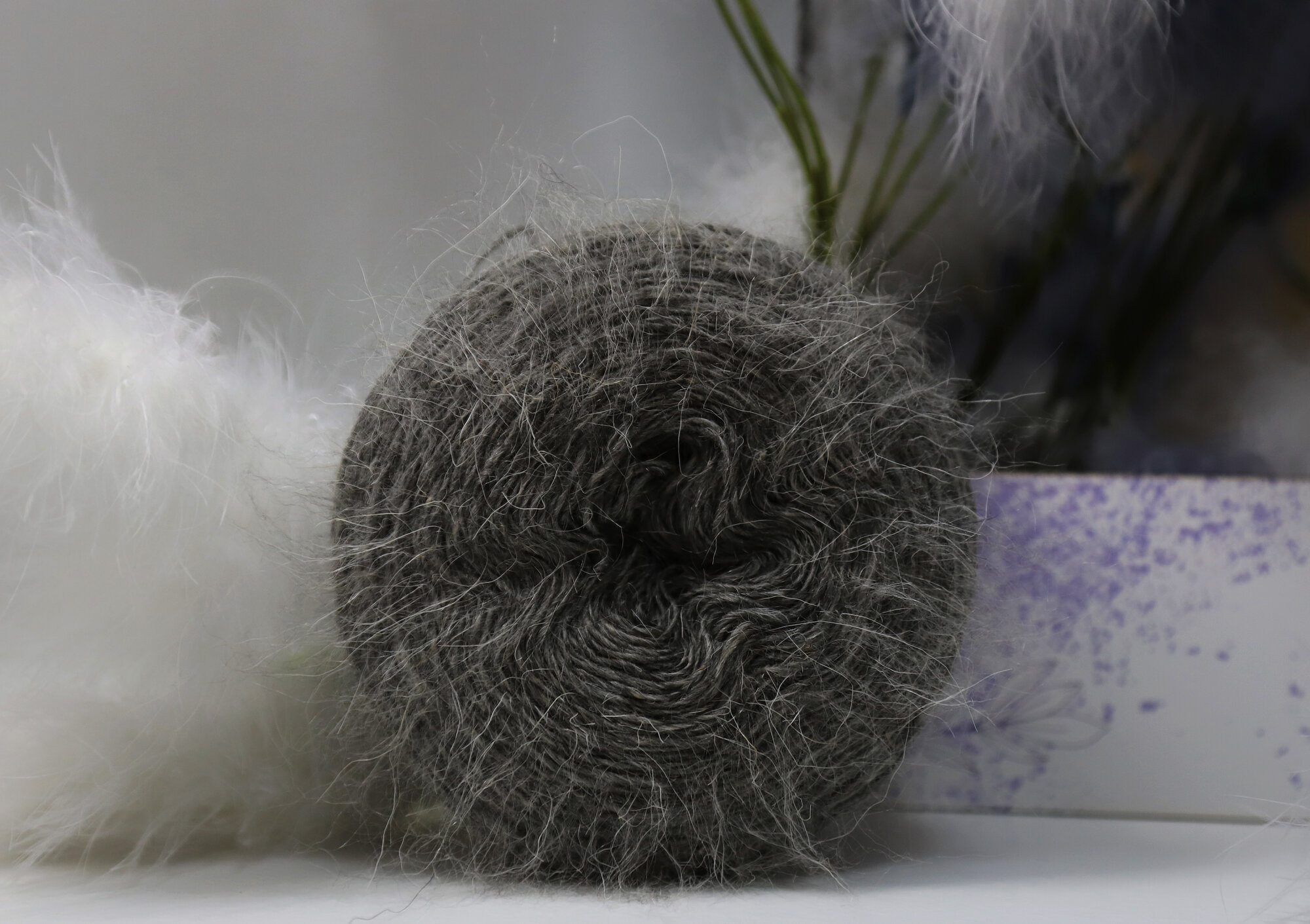 Козий пух серый