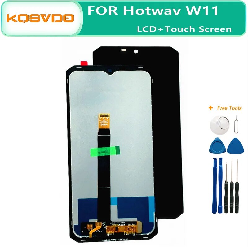 100% протестирован хорошо для Hotwav W11 ЖК-дисплей + сенсорный экран дигитайзер Замена для Hotwav W 11 W11 ЖК-экран + Инструменты