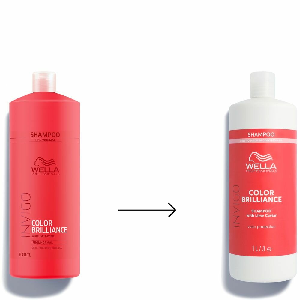 Wella Professionals Шампунь для защиты цвета окрашенных нормальных и тонких волос Invigo Color Brilliance Fine/Normal, 1000