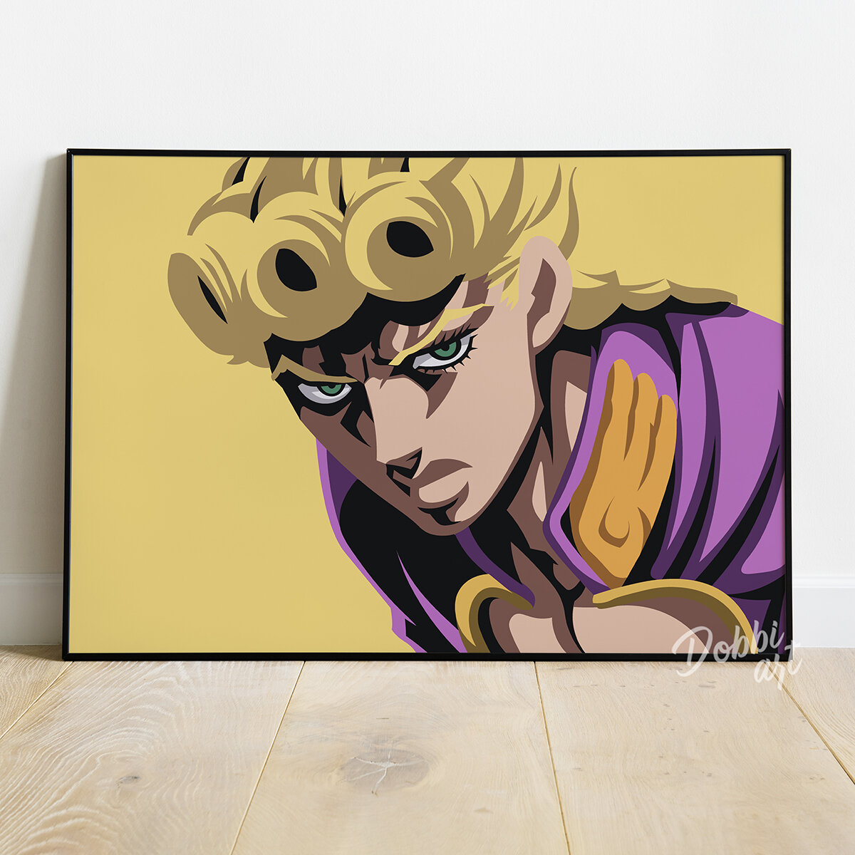 Постер Джо Джо 40х50 см без рамы/ JoJo Bizarre Adventure/ Джорно Джованна/ Аниме, манга/ Постер для интерьера/ Декор на стену/ Постер для дома, офиса/ Плакат интерьерный/ Плакат Аниме/ Подарок парню/ Подарок девушке/ Картина для интерьера