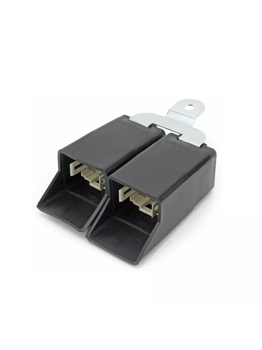 Автомобильный блок 2 реле 846-012-1A 12V 30A 4 контакта