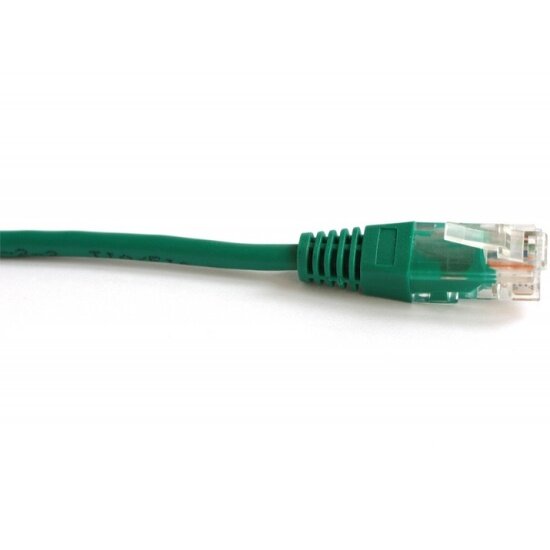 Патч-корд TWT UTP кат.5e, с заливными колпачками, 0.3 м, зеленый