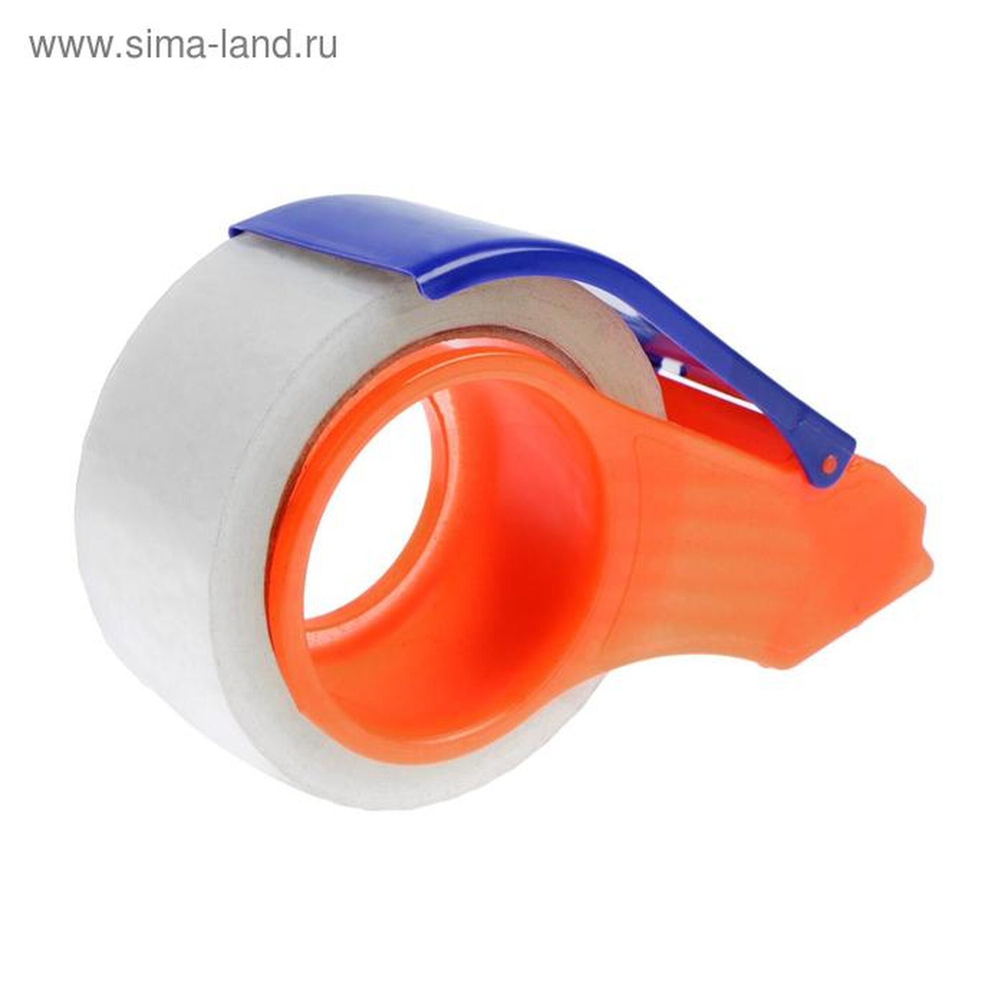 Диспенсер для скотча ЛОМ, пластиковый корпус, 48 мм, 1 шт, синий