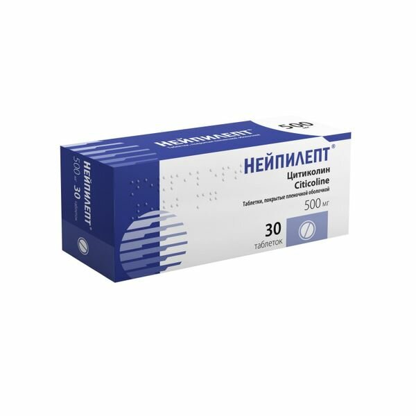 Нейпилепт таблетки п/о плен. 500мг 30шт