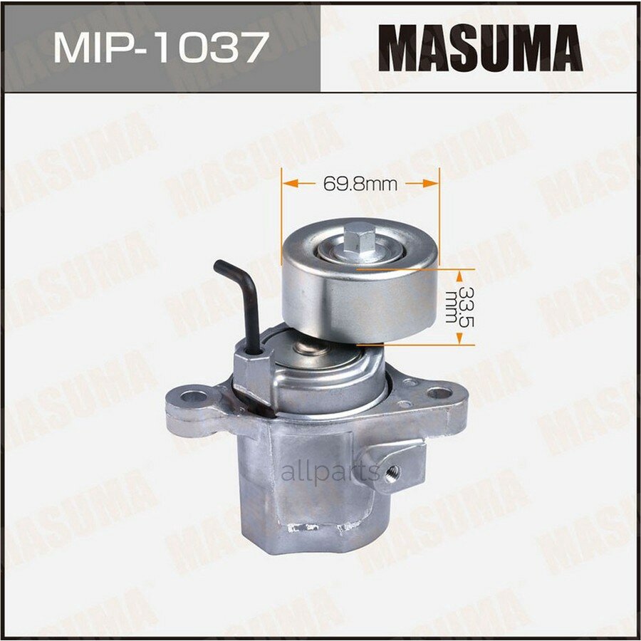 MASUMA MIP1037 Ролик обводной ремня привода навесного оборудования TOYOTA CAMRY/HYBRID ASV7#, AXVA70, AXVH7#, GSV70, MXVA MASUMA MIP1037