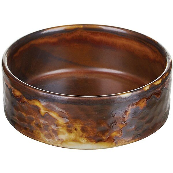 Соусник «Мак», фарфор, 100 мл, медный (Kunstwerk, страна Китай)