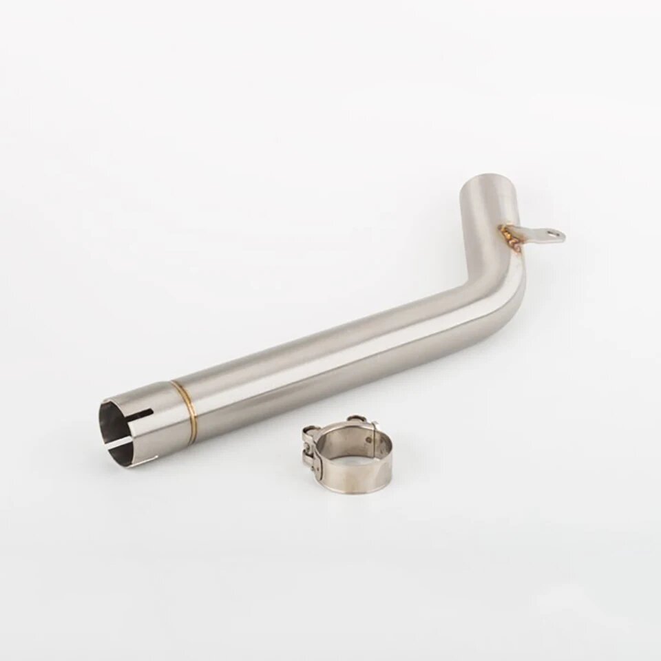 Для Yamaha FZ6 FZ-6 FZ 6/FAZER 2004-2011 мотоциклетная выхлопная труба, модифицированная средняя труба, глушитель, трубка FZ6