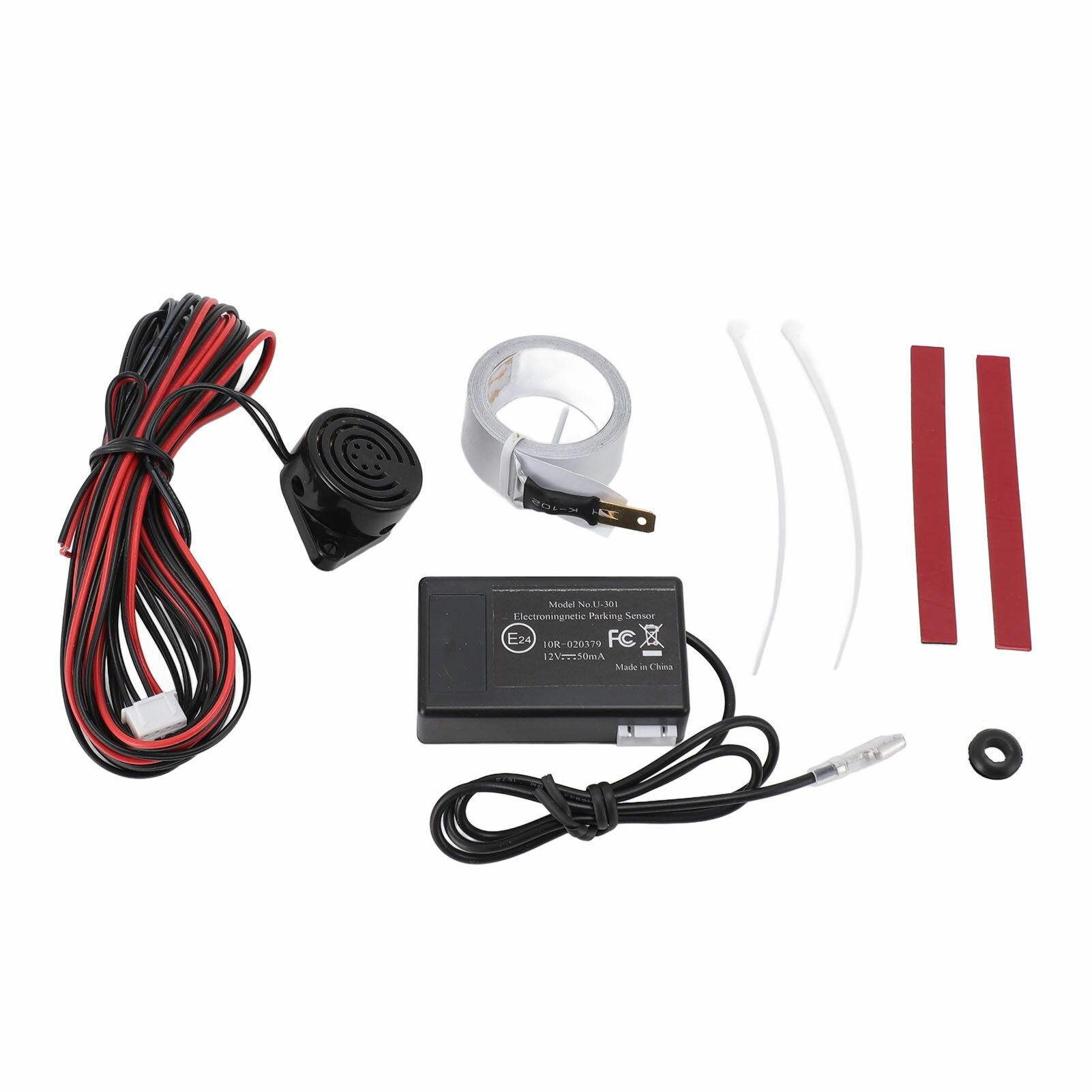 Электромагнитный датчик заднего хода, зуммер, сигнализация, безопасная парковка, датчик заднего хода, комплект для автомобиля, 12 В