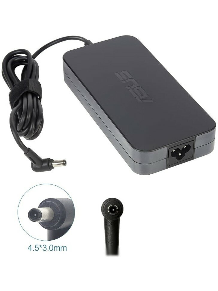 Зарядное устройство для ноутбука Asus, ROG G501VW, 19V - 6.32A, (Штекер: 4.5x3.0мм с иглой) 120 Вт Slim