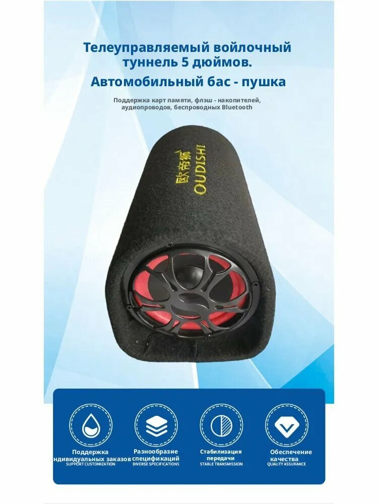 Сабвуфер автомобильный, 13 см (5 дюйм.)
