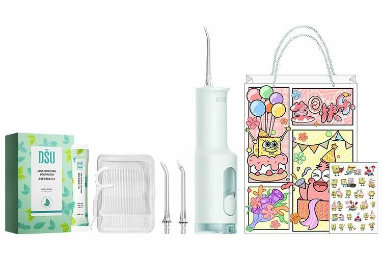 Ирригатор унисекс Xiaomi, Mint Green-Oral Care Limited Edition
