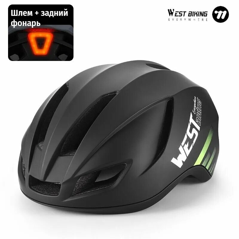 West Biking Нашлемник велосипедный, размер: L (58-61)