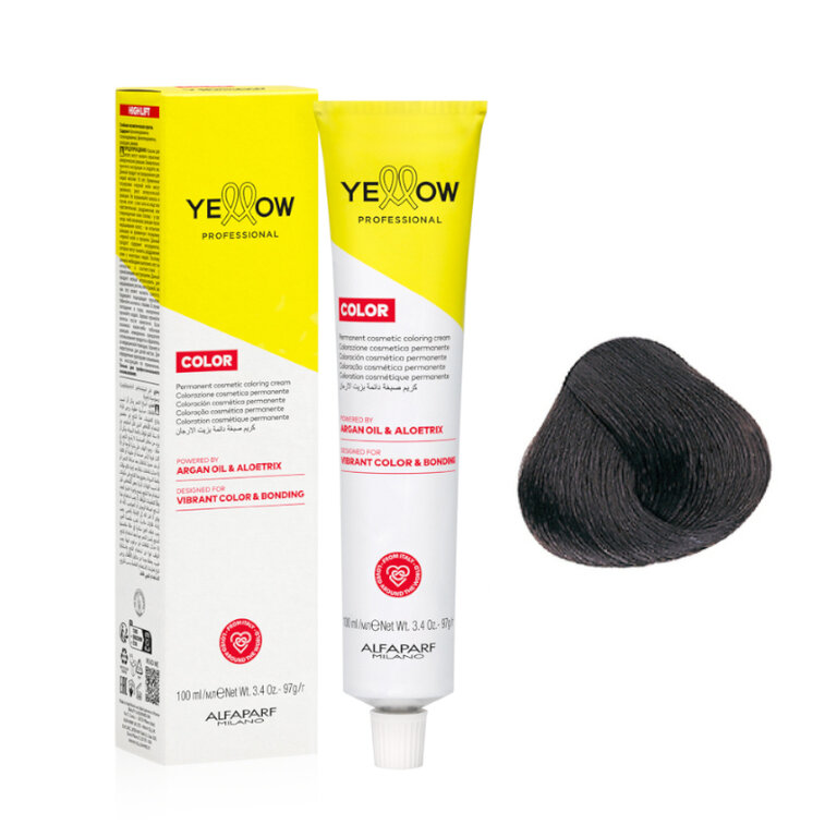 YELLOW PROFESSIONAL Ye Color Permanent Coloring Cream Краска Италия 100 мл