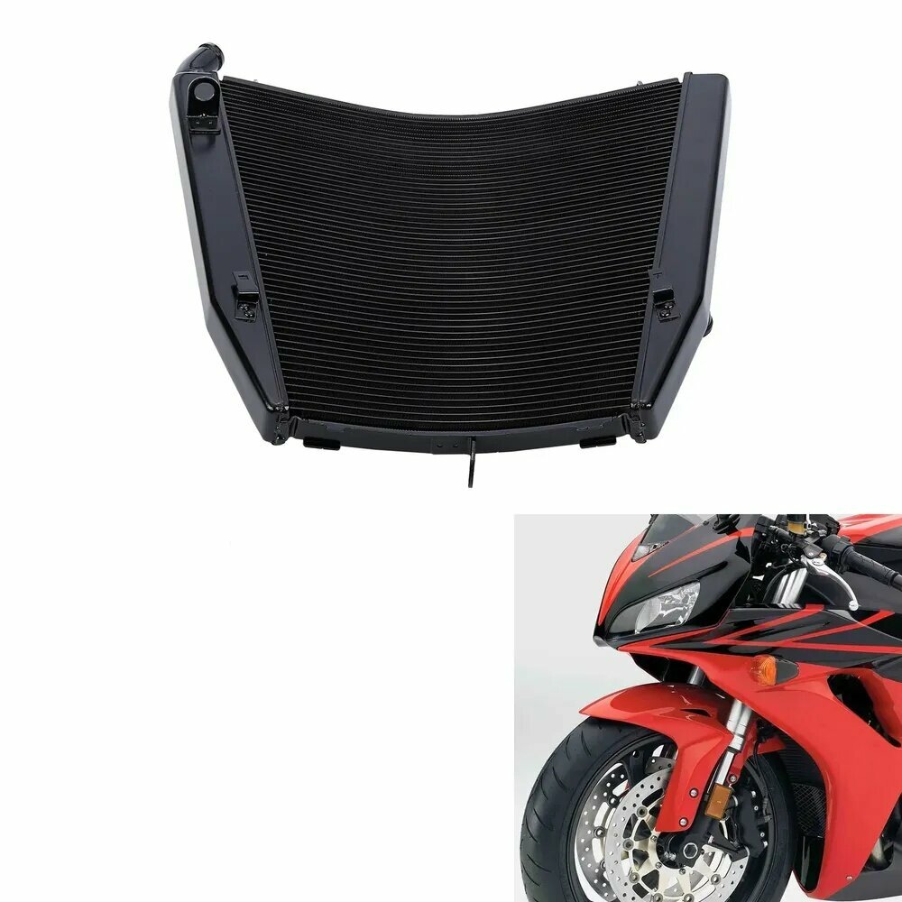 Охлаждающий охладитель радиатора мотоцикла подходит для Honda CBR1000RR 2006 2007