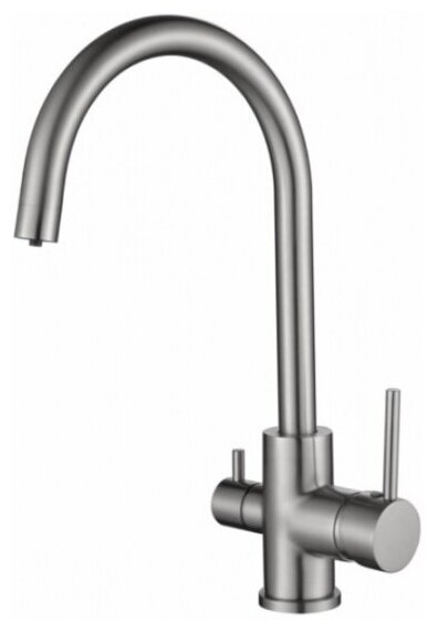 Смеситель для кухонной мойки Kaiser® Kaiser Merkur 26744- 5, серебро