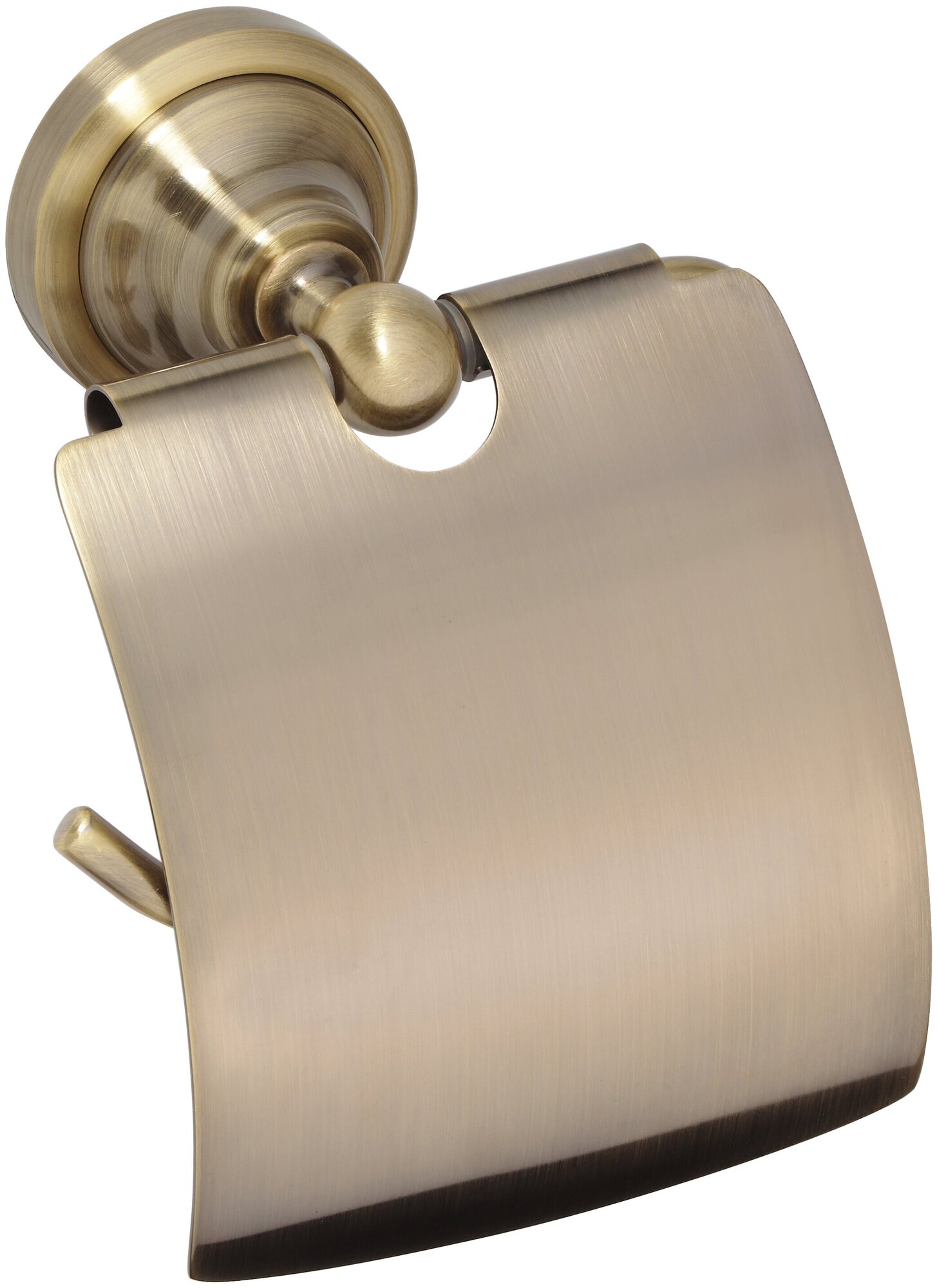 Держатель для туалетной бумаги Bemeta RETRO с крышкой 140x150x100мм, бронза 144112017