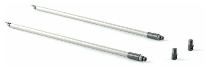 Рейлинги Firmax длина 450 мм, круглые средние для ящика Newline, серые