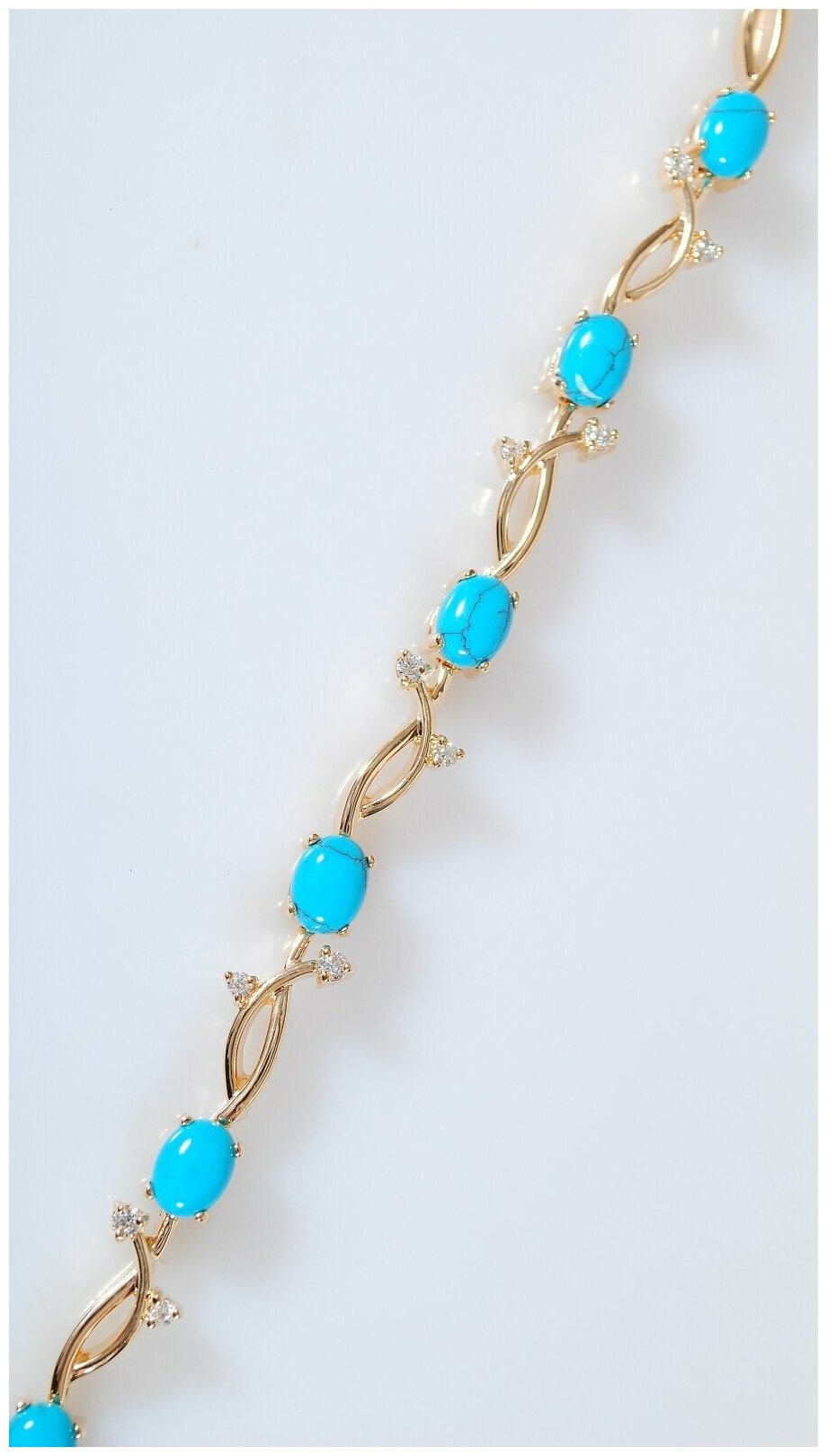 Плетеный браслет, бирюза