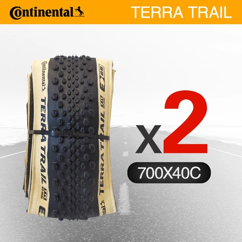 Continental Terra Trail 700x40C шина для горных велосипедов 2Pcs Creme NO Box