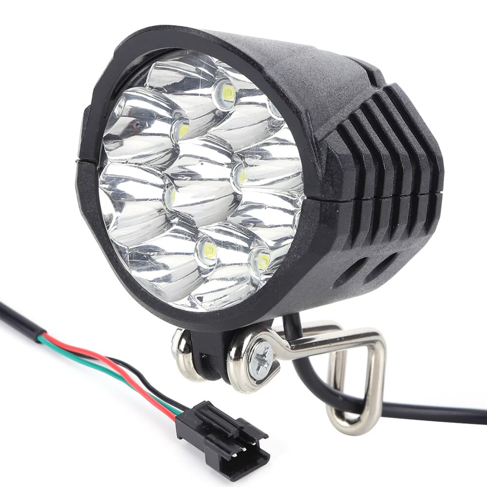 Toptrek Велофонарь Звуковой Сигнал 9 LED 18Вт