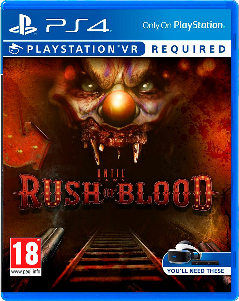 Until Dawn: Rush of Blood (только для PS VR) [PS4, русская версия]