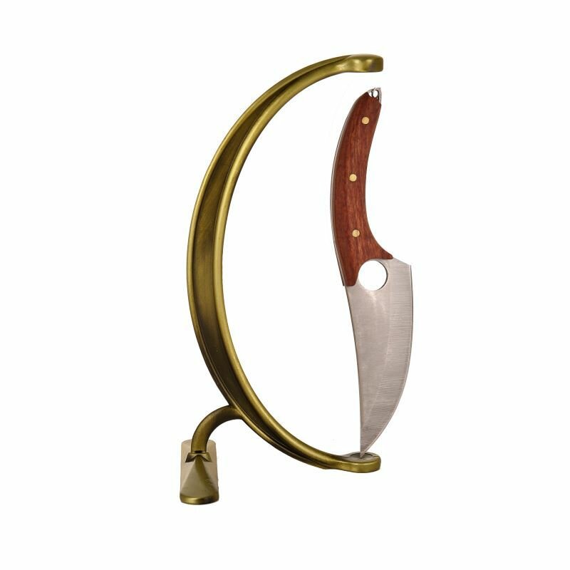 Нож с магнитной левитацией, изогнутый нож, без необходимости в батарее, утолщенный нож из нержавеющей стали, нож для фруктов, для дома, на природе, портативный