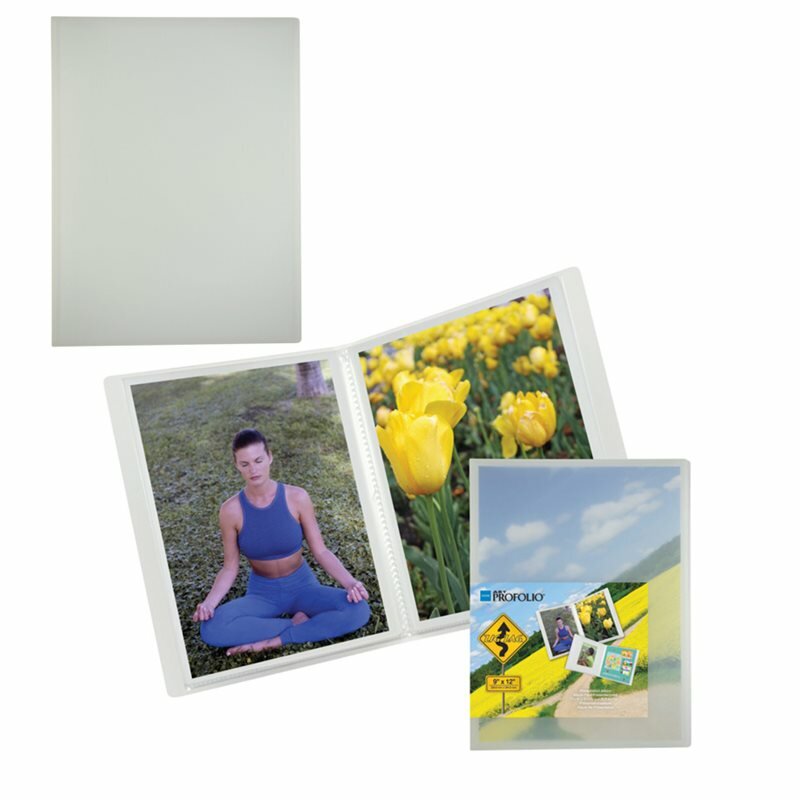 Портфолио с вкладышами для фото А3, из полипропилена/ 24 вкладыша