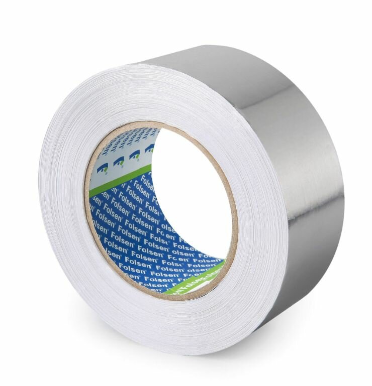 Клейкая лента алюминиевая Folsen 50 мм x 50 м