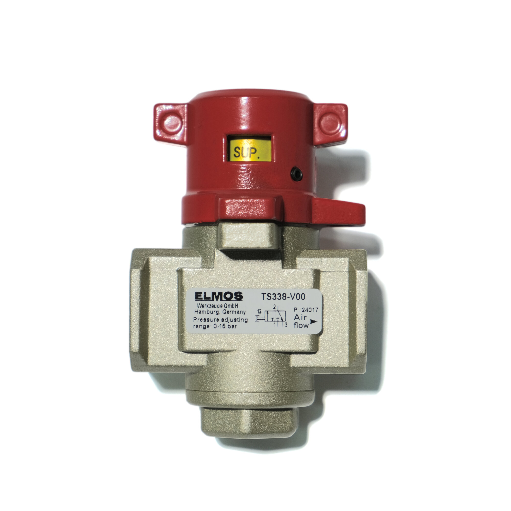 Клапан безопасности срывной кран Elmos TS338-V00 G3/8. Клапан отсечной.
