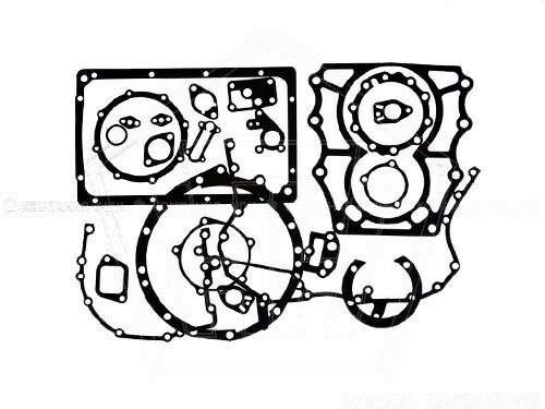 Комплект прокладок кпп-154 камаз (20наим.) (паронит)