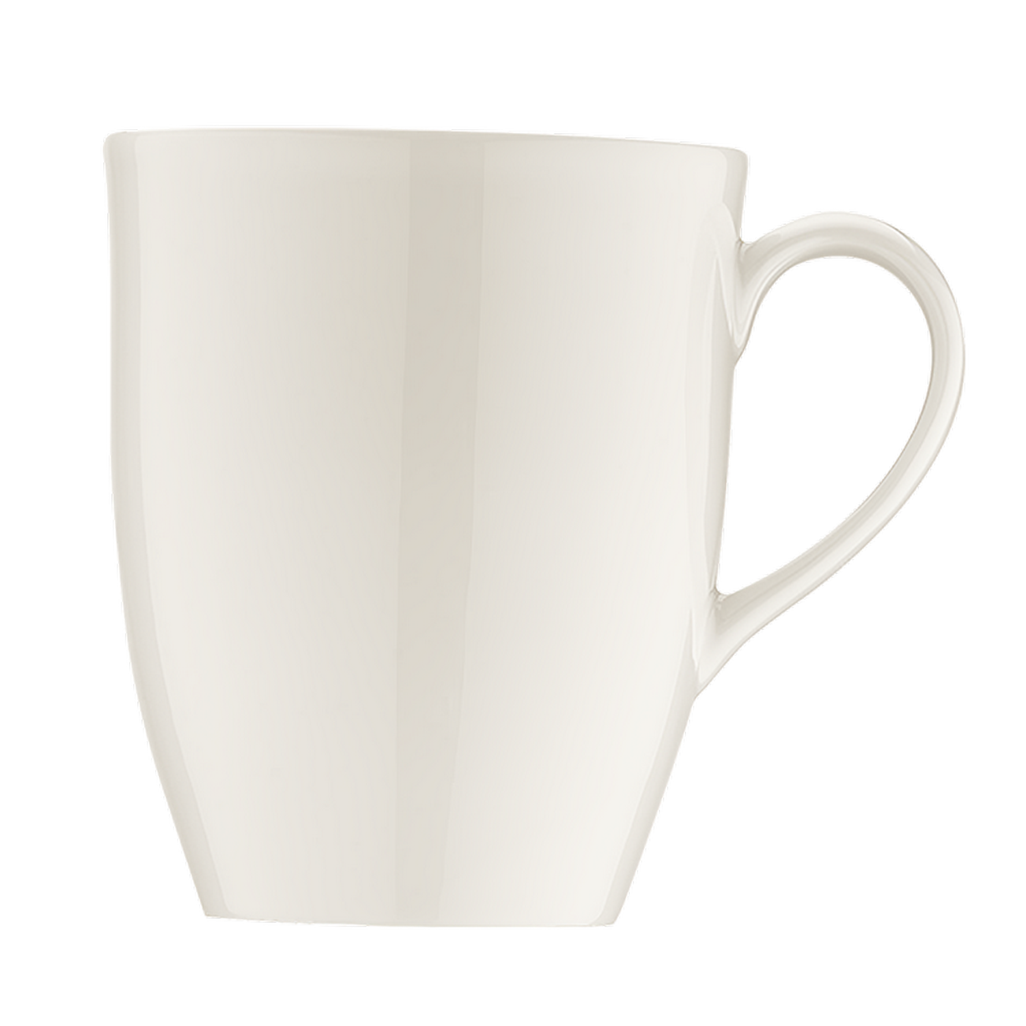 Набор кружек 6 штук, серия White, объем 250 мл, фарфор, белый, Bonna