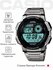 Наручные часы CASIO, серебряный, черный, серый