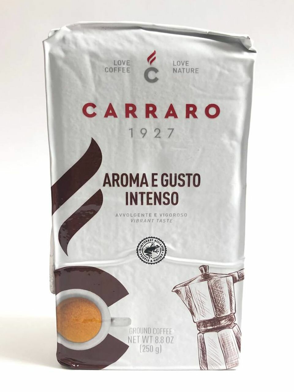Кофе молотый, Carraro Aroma e Gusto, 250 г