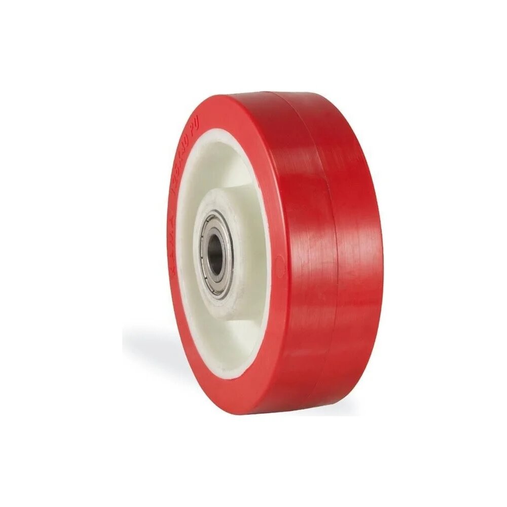 Большегрузное колесо КАМА, 125 мм, посадка на ось 15 мм KAMA 125x40x15-PUR, белый